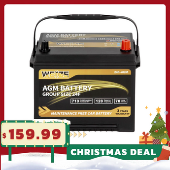 High-Performance Car Battery - WEIZE Platinum AGM 12V 70Ah 710CCA