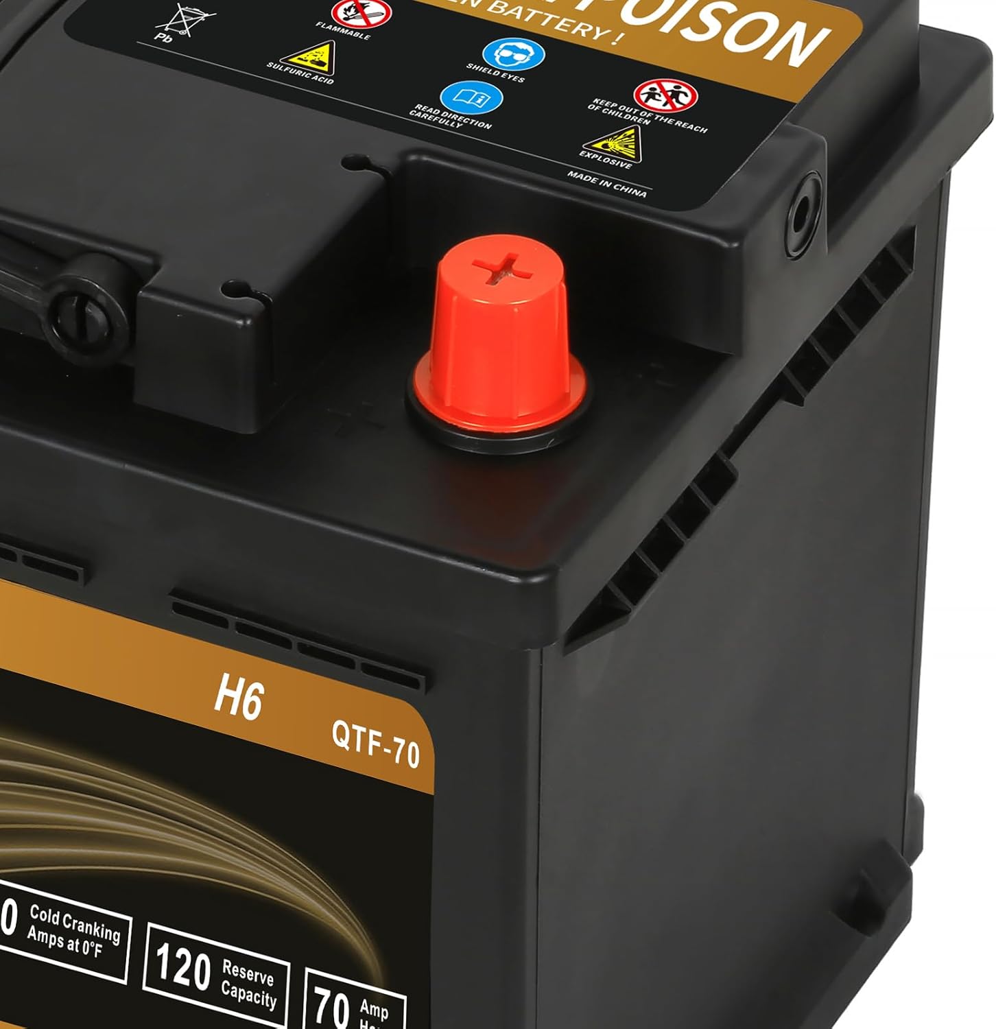 Car Battery WEIZE Platinum AGM, 12V 70Ah Group 48 H6 | Top Choice