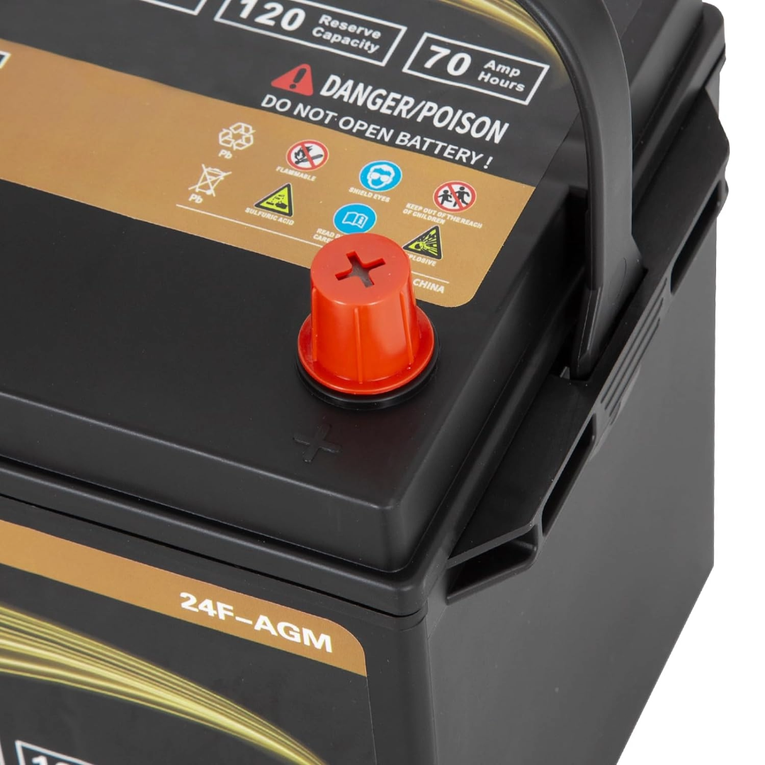 High-Performance Car Battery - WEIZE Platinum AGM 12V 70Ah 710CCA