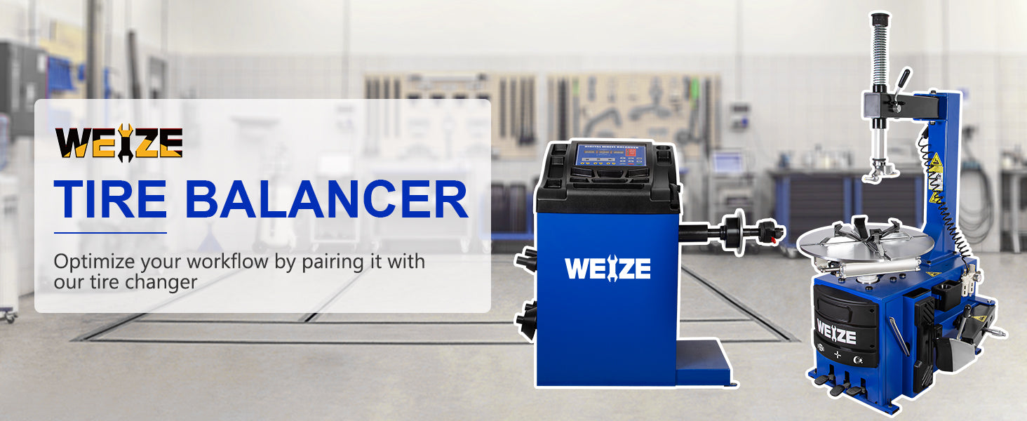 WEIZE Wheel Balancer Car Tire Balancing Machine