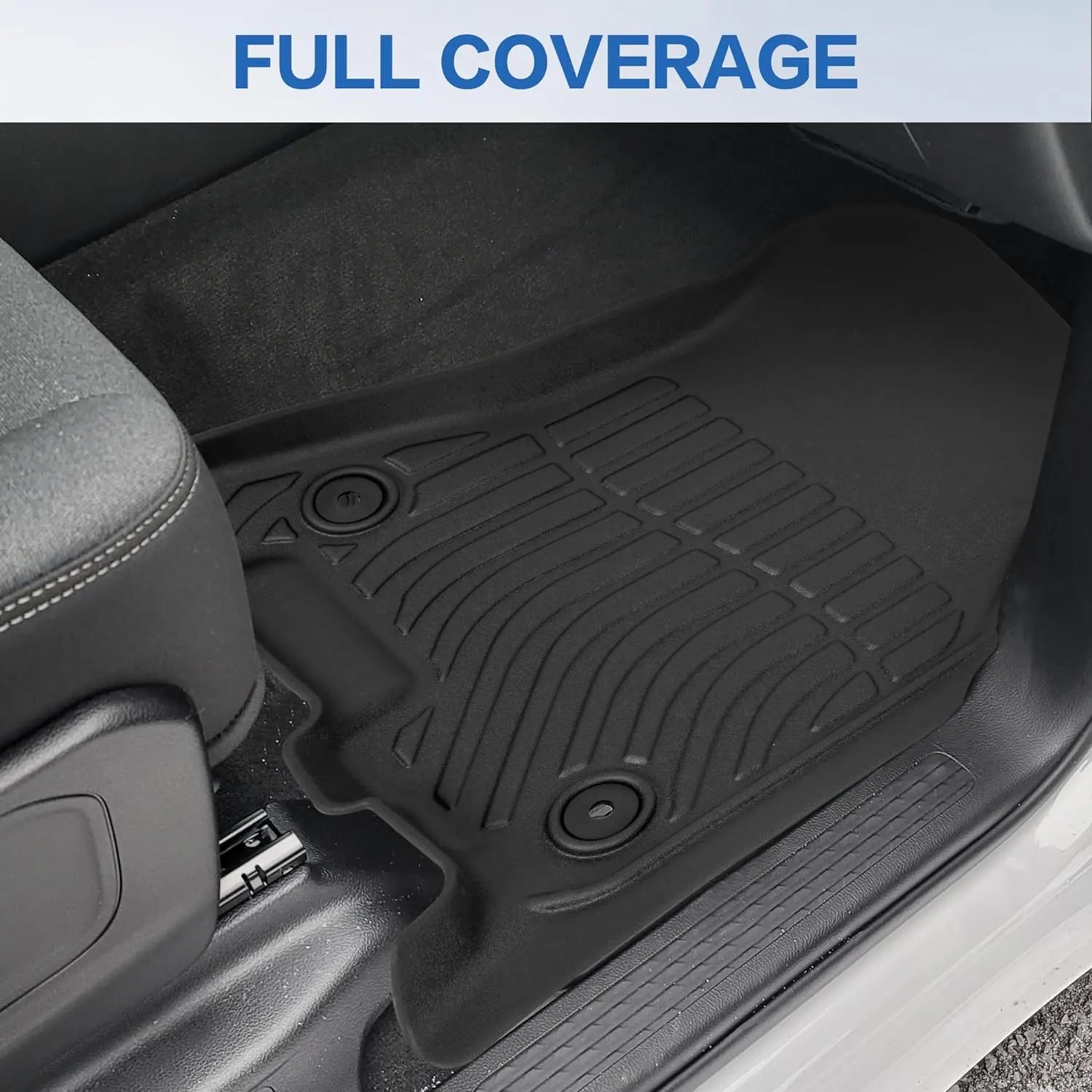 WEIZE Floor Mats Fit for Dodge Ram 1500 Crew Cab 2019 2024 New Body