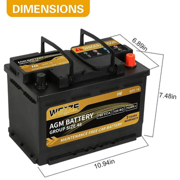 Car and Truck Battery | WEIZE® High Performance Batteries