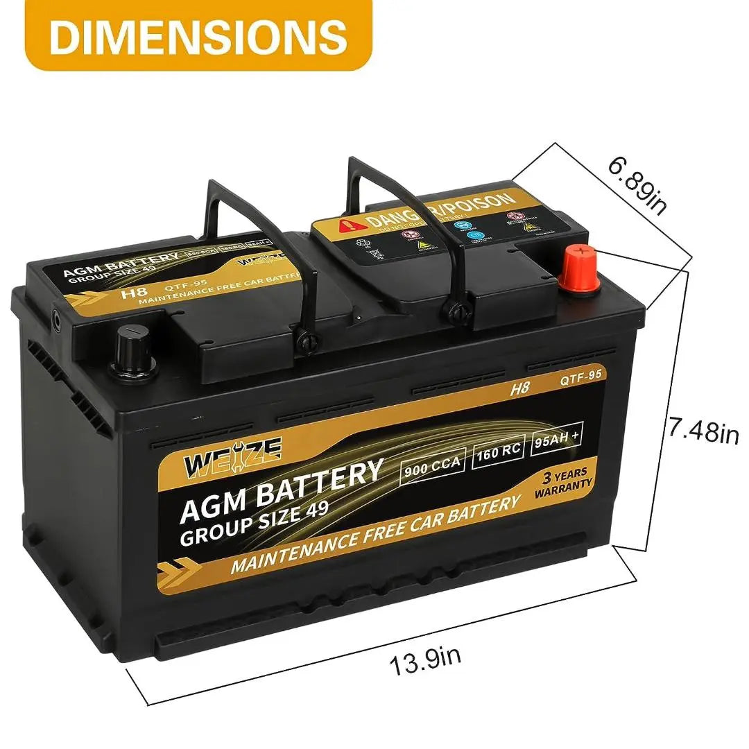 Car and Truck Battery | WEIZE® High Performance Batteries